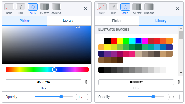 How to apply direct coloring to any of your chart components