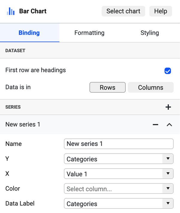 How to build a combo grouped and stacked bar chart