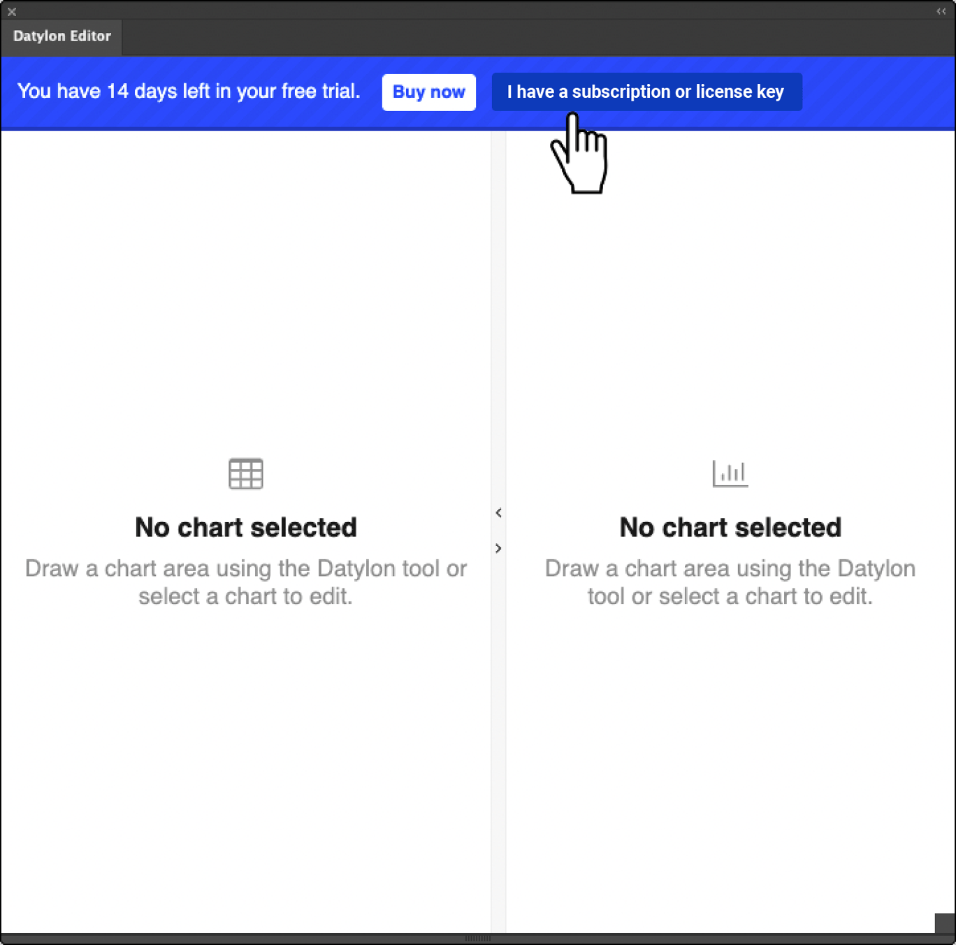How to activate a Datylon for Illustrator free trial or subscription?